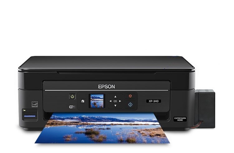 Купить МФУ Epson Expression Home XP-340 с БСНПЧ и чернилами INKSYSTEM в ...