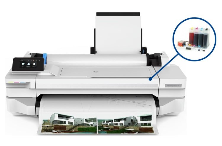 Купить Плоттер HP Designjet T130 с СНПЧ и чернилами в Минске - цена ...