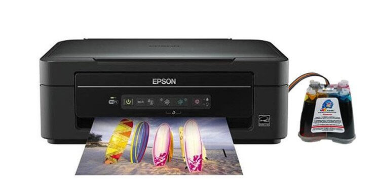 Купить МФУ Epson Stylus NX230 с СНПЧ в Минске недорого, описание, драйвера