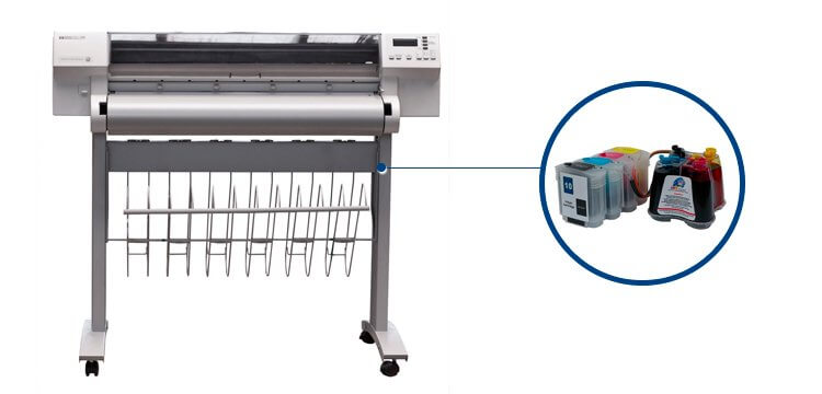 Купить Плоттер HP DesignJet 750 с СНПЧ в Минске - цена, описание ...
